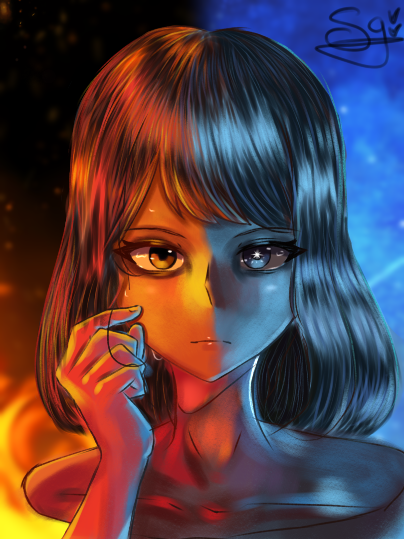 Hot and cold - ibisPaint