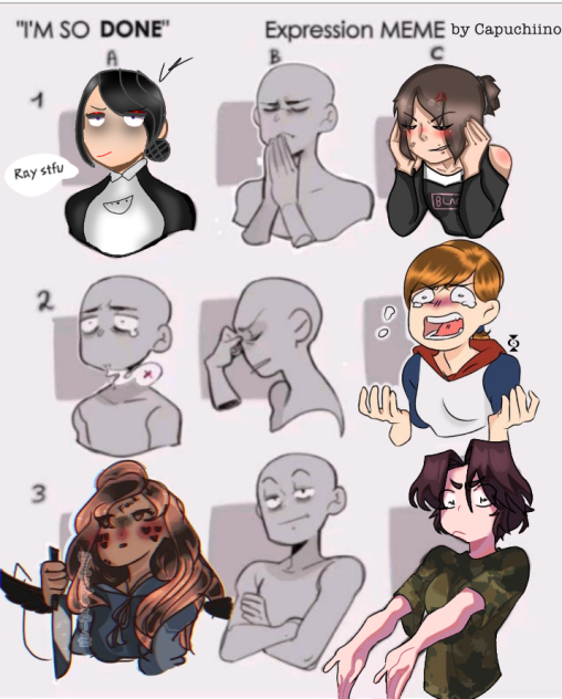Expression Meme Collab - ibisPaint