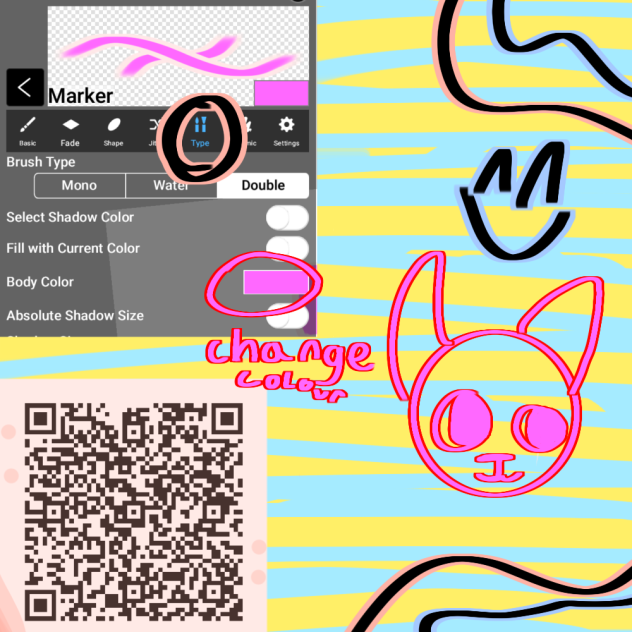 Outlined Marker!!!! - ibisPaint