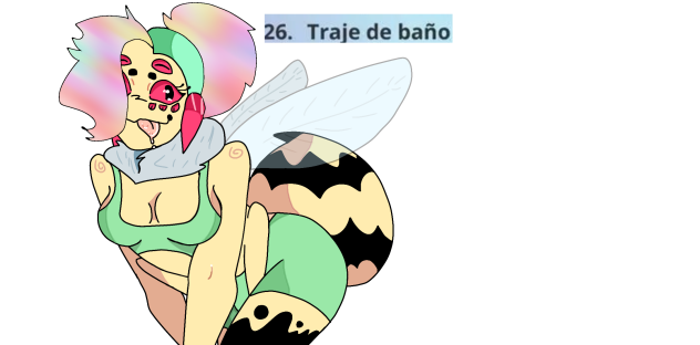 mi oc queen bee deltarune - ibisPaint