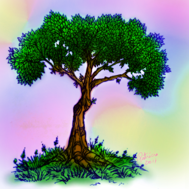 Tree rainbow - ibisPaint