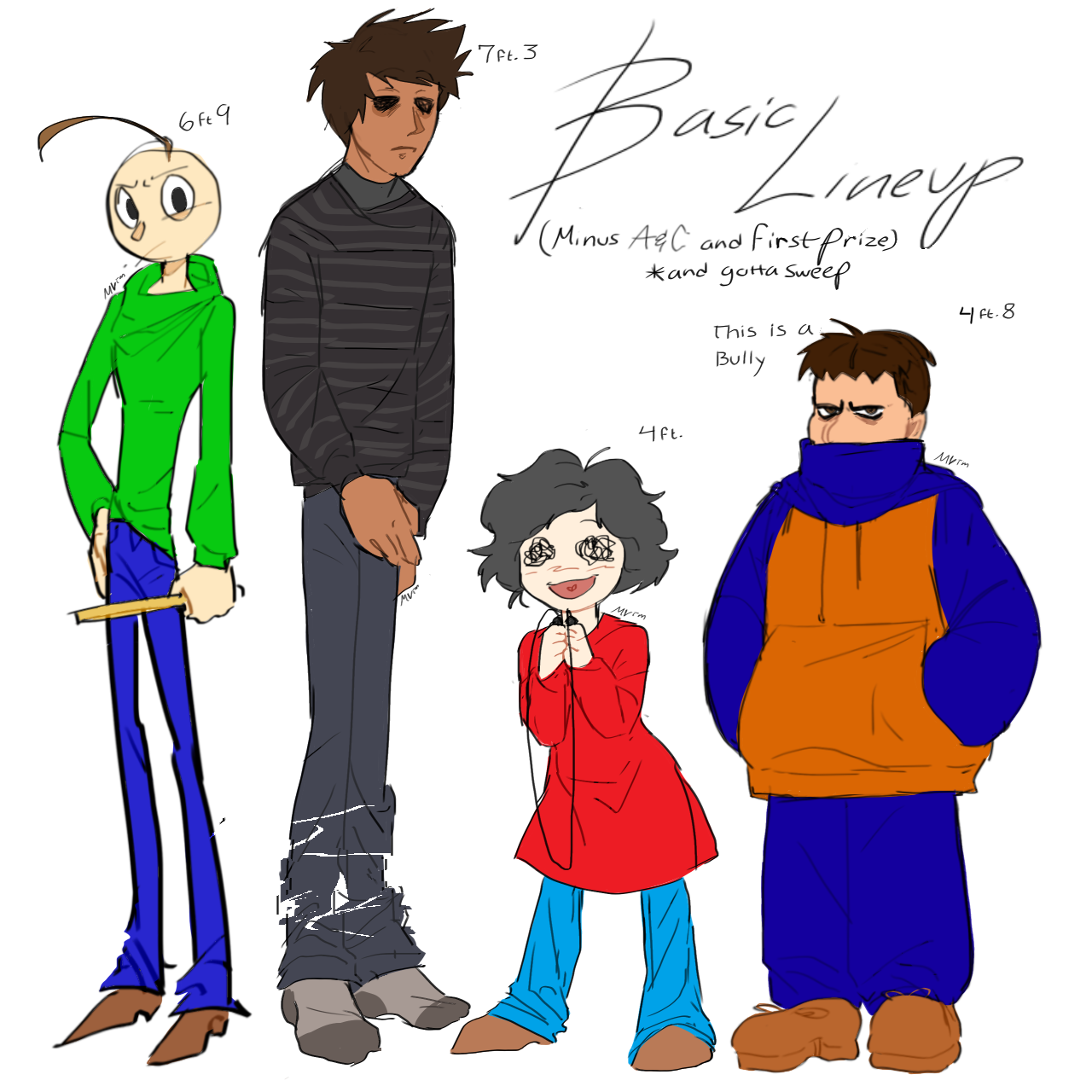 Baldi’s Basics Character Sheet (no.1) - ibisPaint