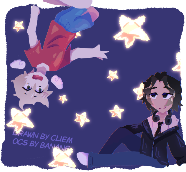 Meeting under the moonlight - ibisPaint