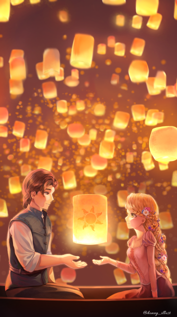 라푼젤 rapunzel - ibisPaint