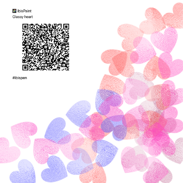 Glassy heart - ibisPaint