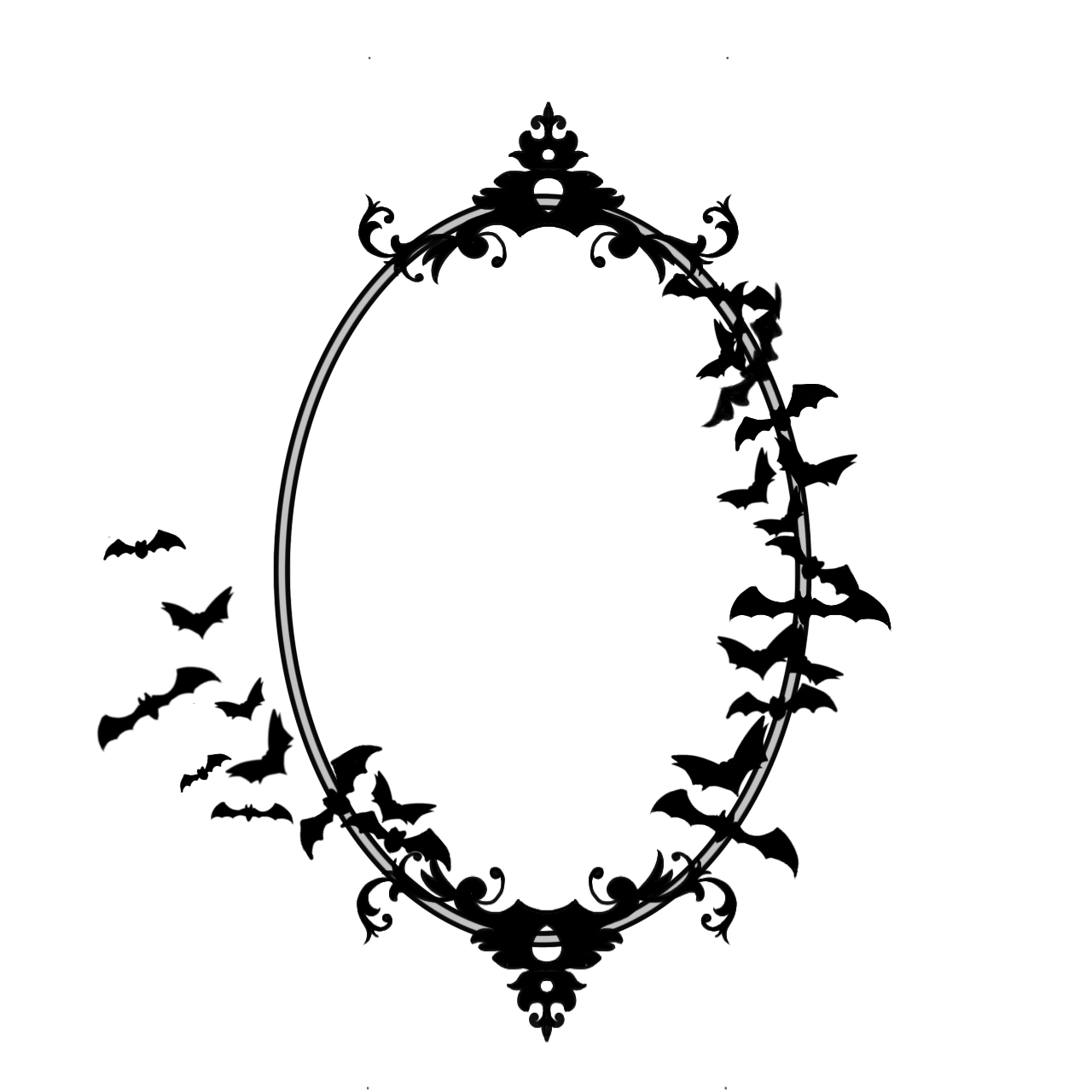 spooky villain border - ibisPaint