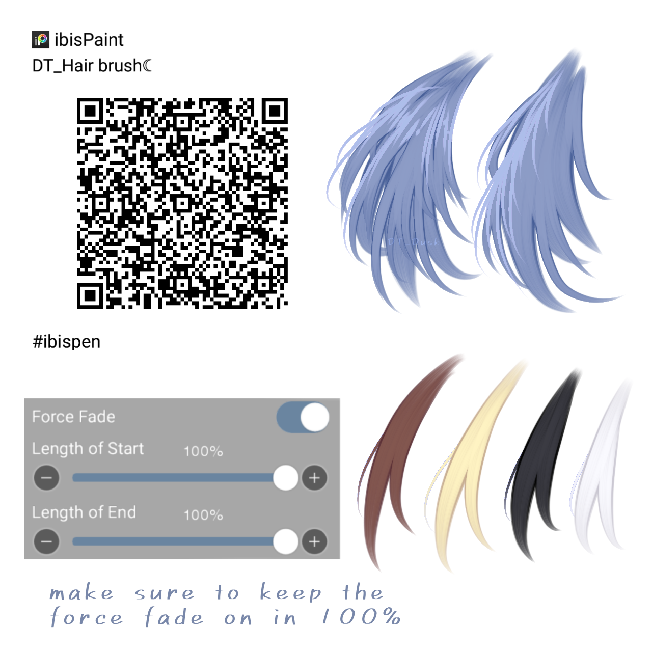 hair brush with outline - ibisPaint