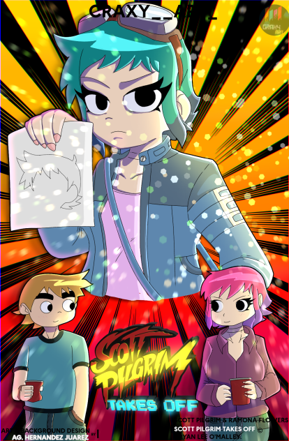 SCOTT PILGRIM. Scott Pilgrim Takes Off. - ibisPaint