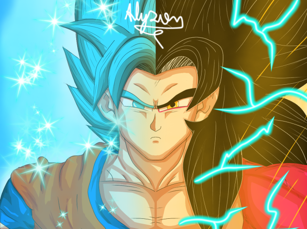 SSGSS and SS4 - ibisPaint