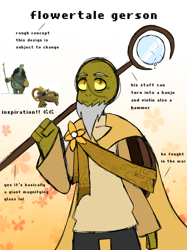 flowertale gerson - ibisPaint