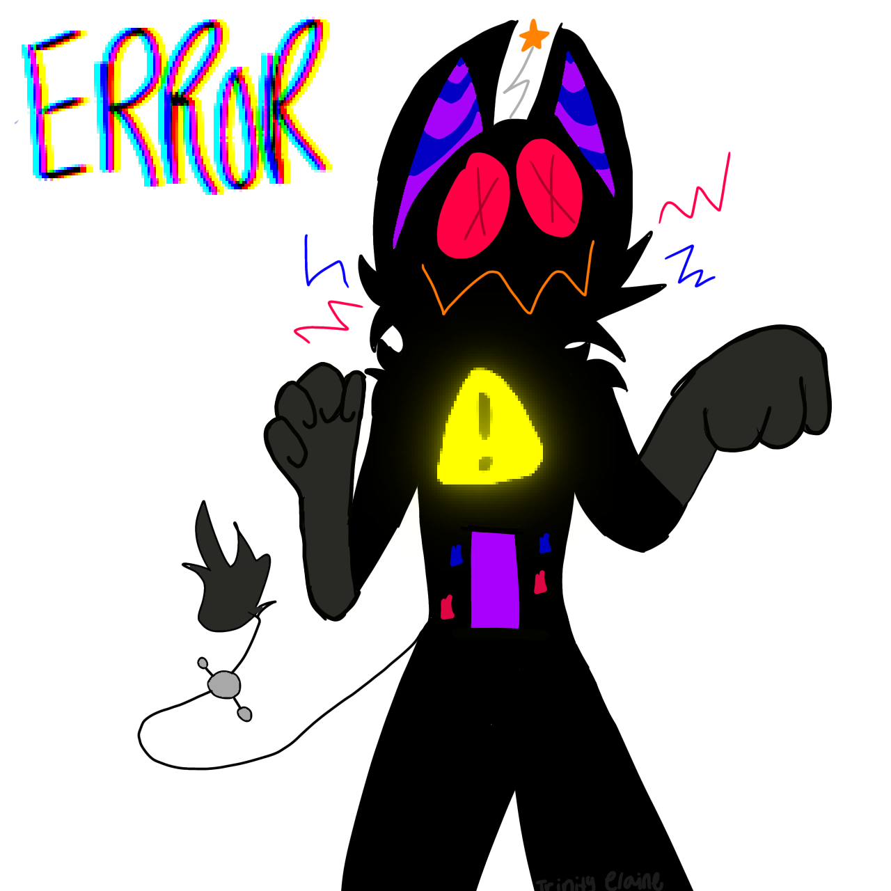 The Daydreamers glitch infection oc! - ibisPaint