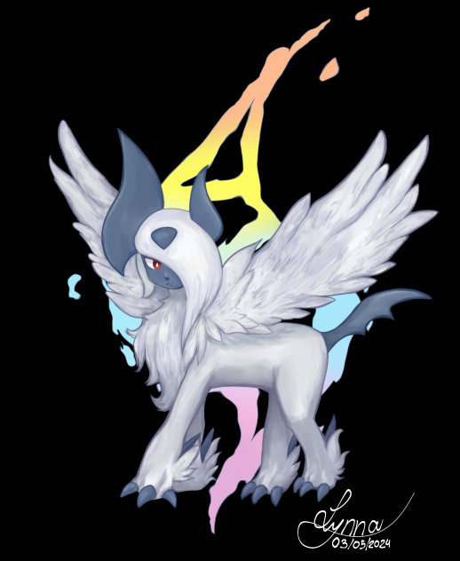 Mega absol - ibisPaint