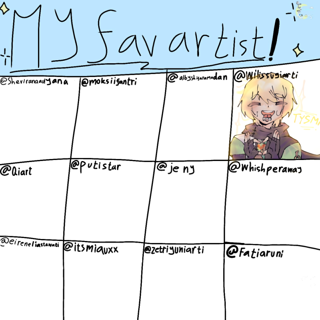 Shanum's Fav Artists! - ibisPaint