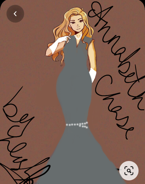 Annabeth Chase at a ball - ibisPaint