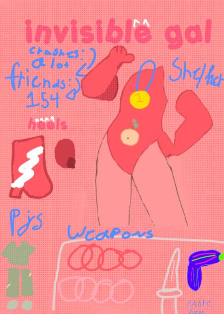 Invisible girl - ibisPaint