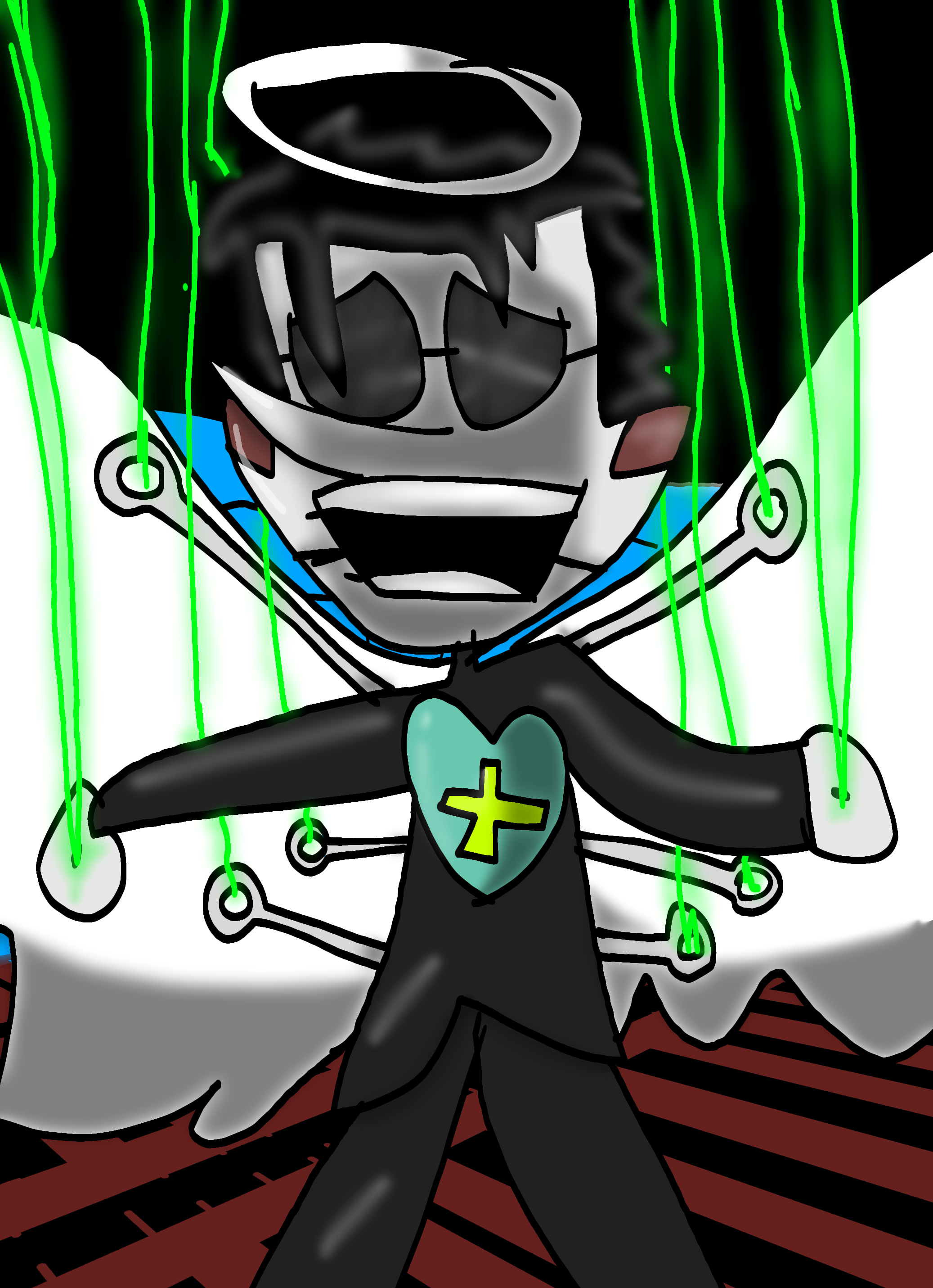 spamton restitched fanart - ibisPaint