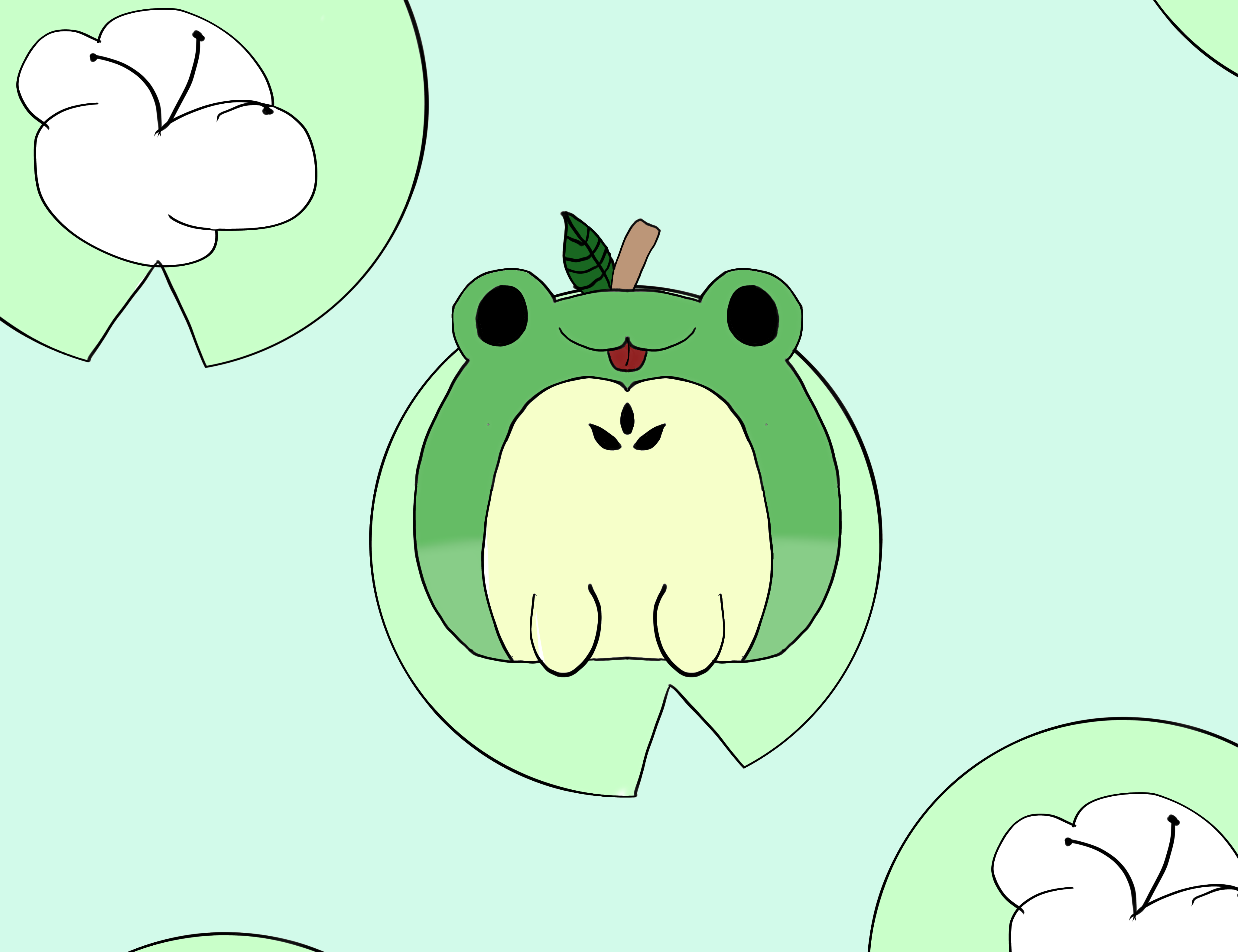Apple frog - ibisPaint