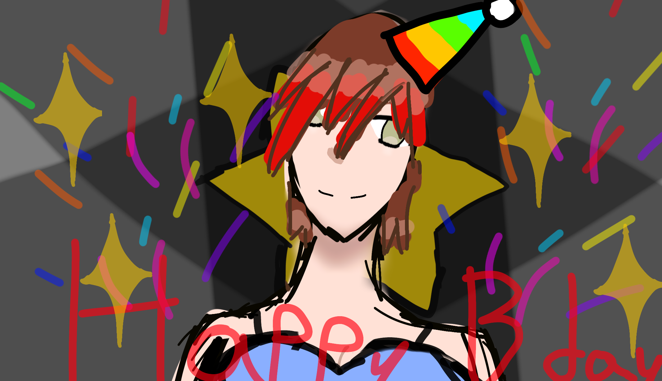 Happy bday juli - ibisPaint