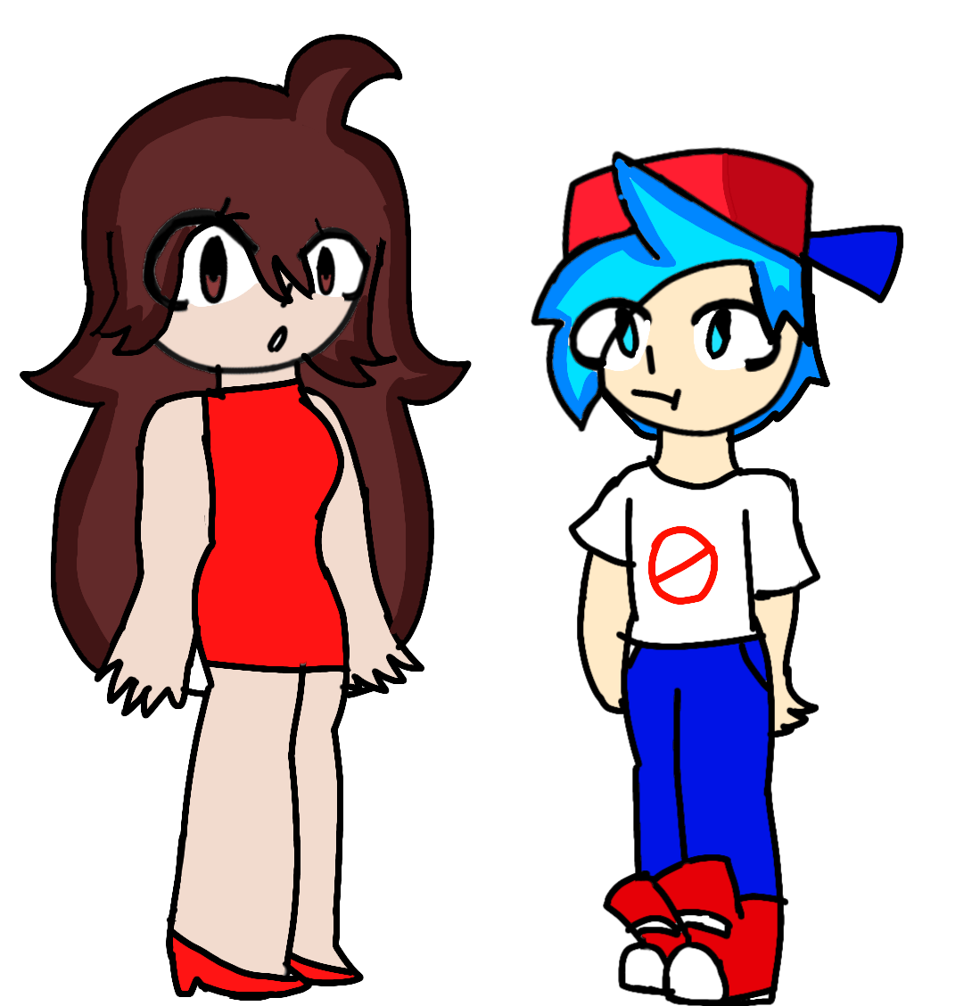 bf and gf height comparison - ibisPaint