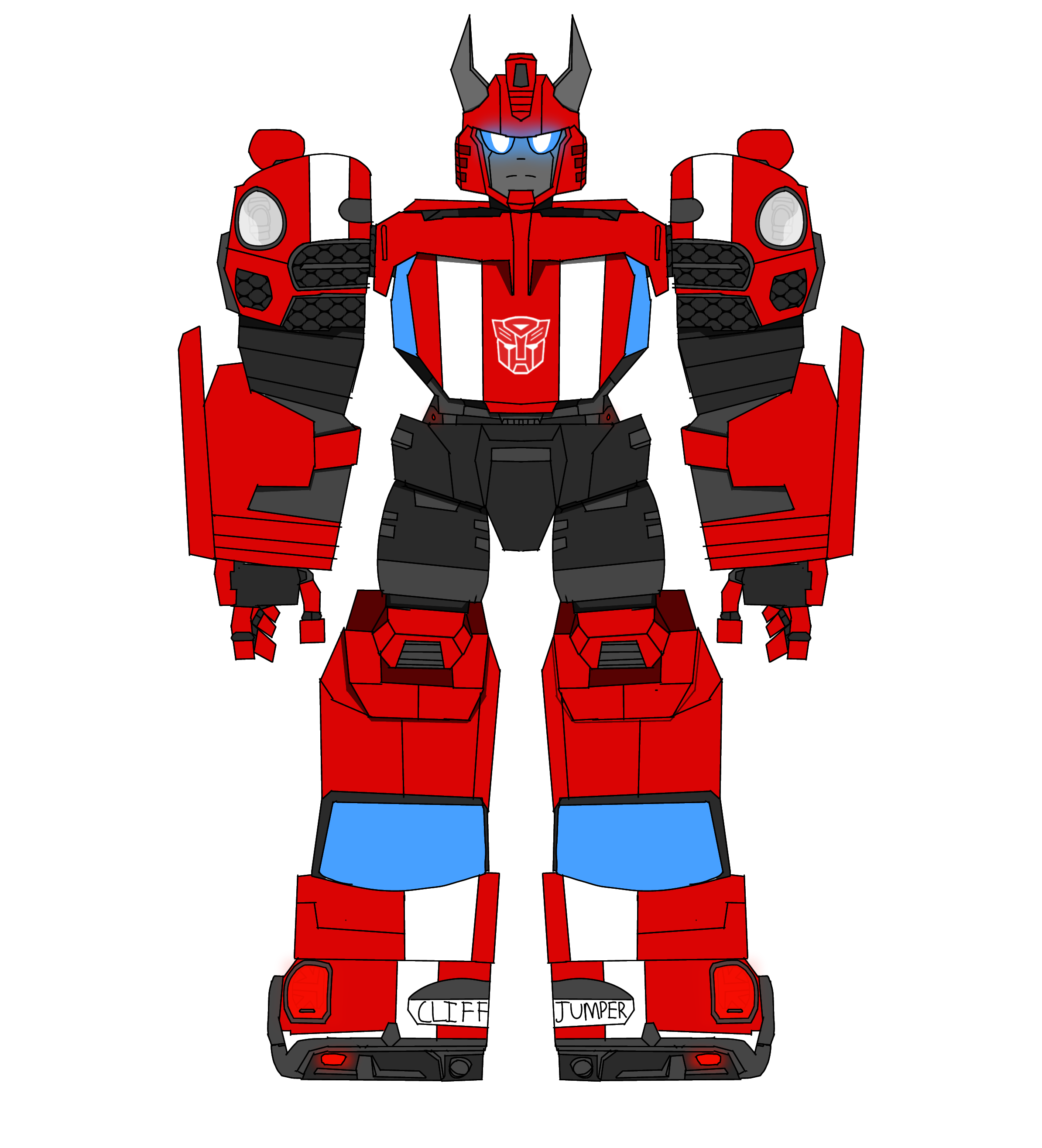 Transformers Cliffjumper AU Design - ibisPaint