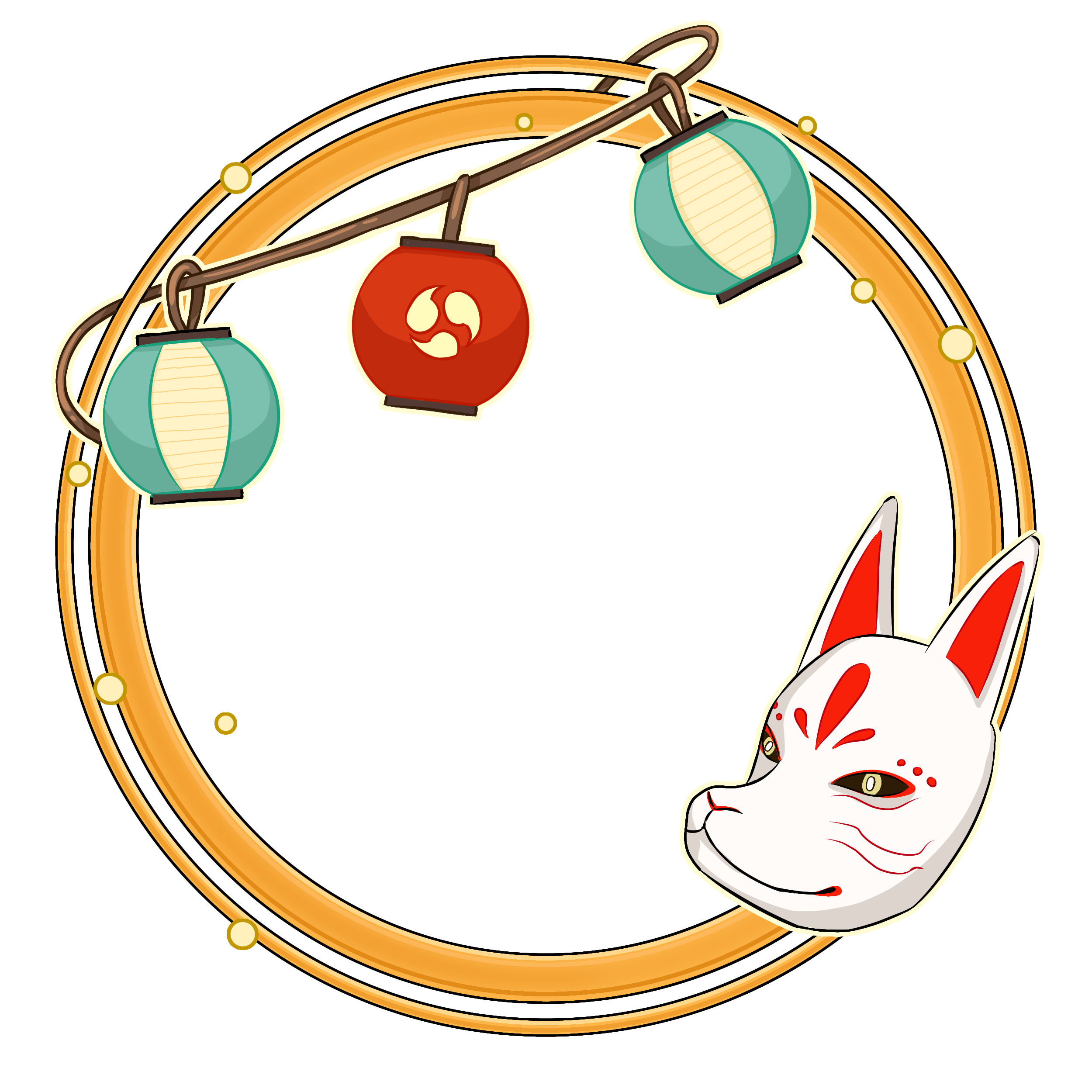 summer festival frame - ibisPaint