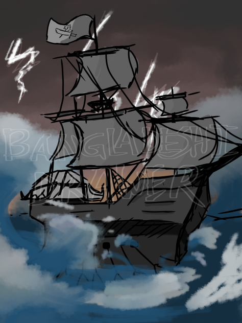 Ship Sailing 🌊 🚢 🌊 - ibisPaint