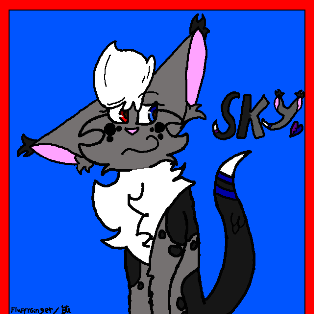 Sky (OC by FluffyGinger) - ibisPaint