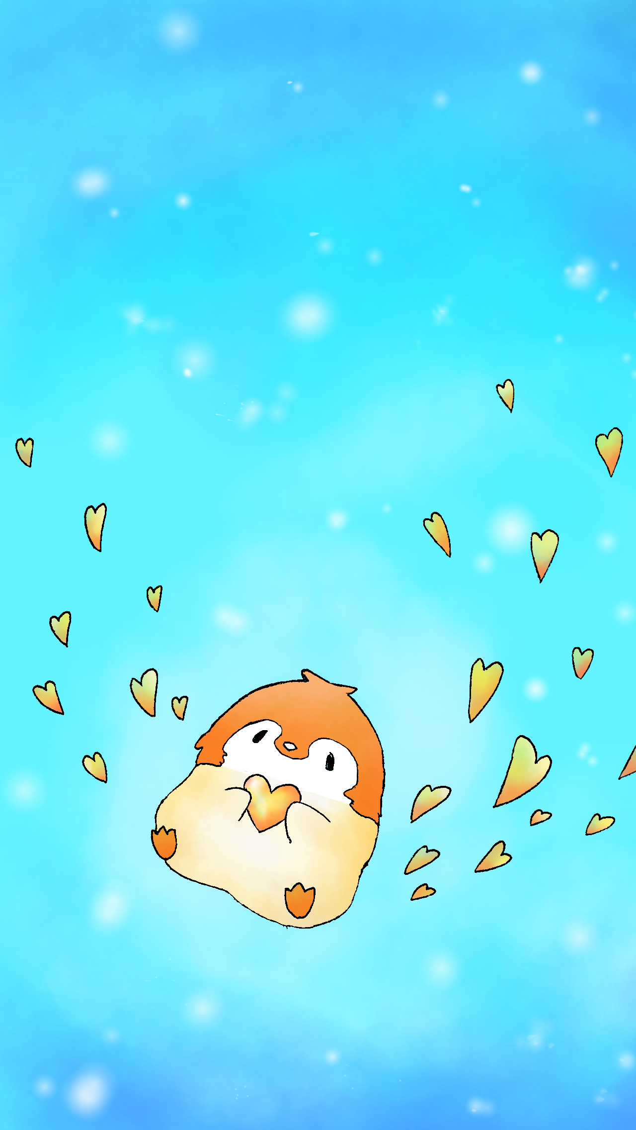 Sky diving - ibisPaint