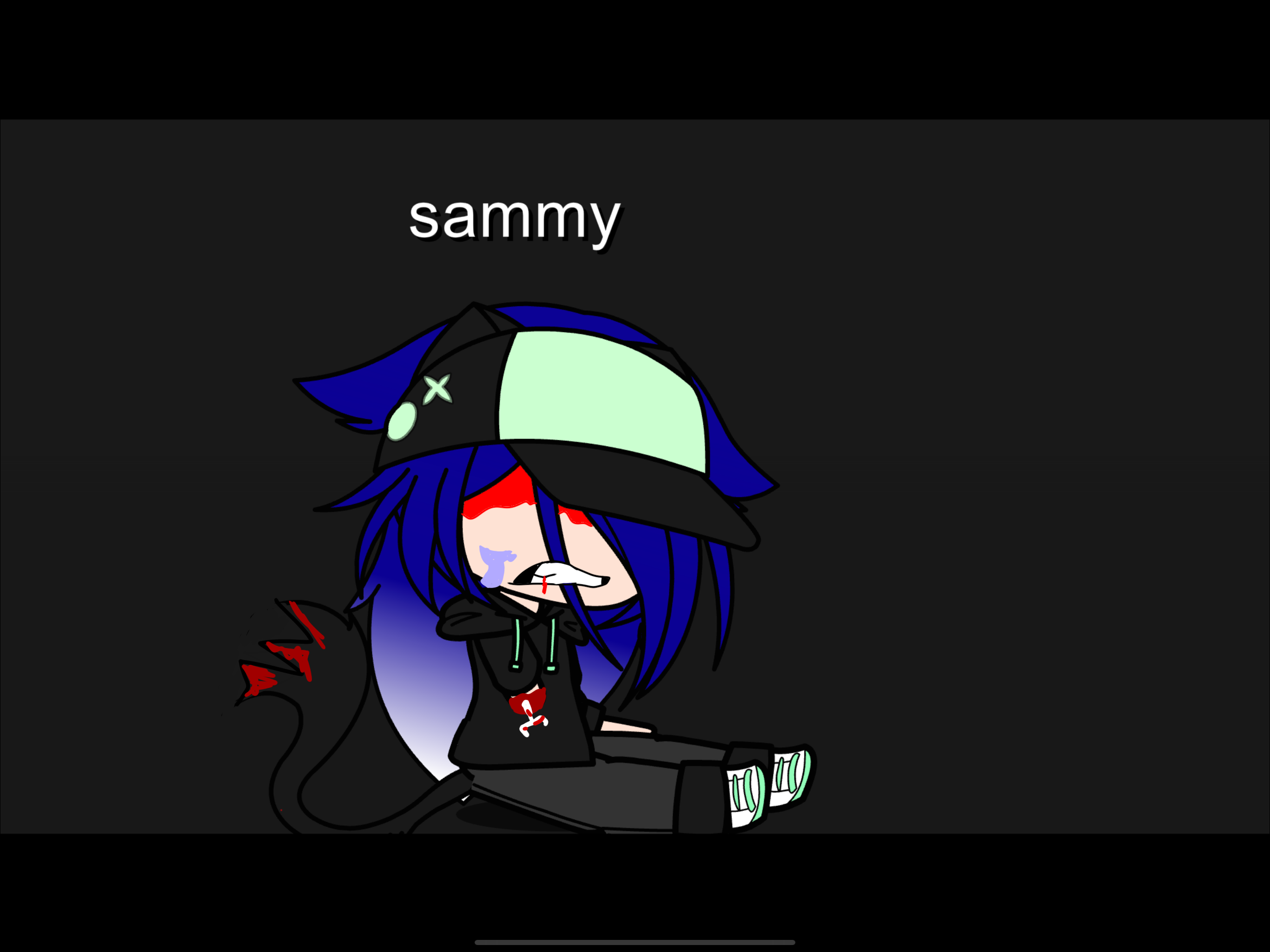 Sammy speedypaint (blood warning) - ibisPaint