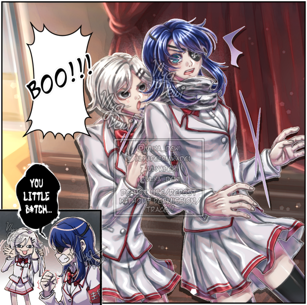 Shiromi x Aoi - Yandere Simulator - ibisPaint