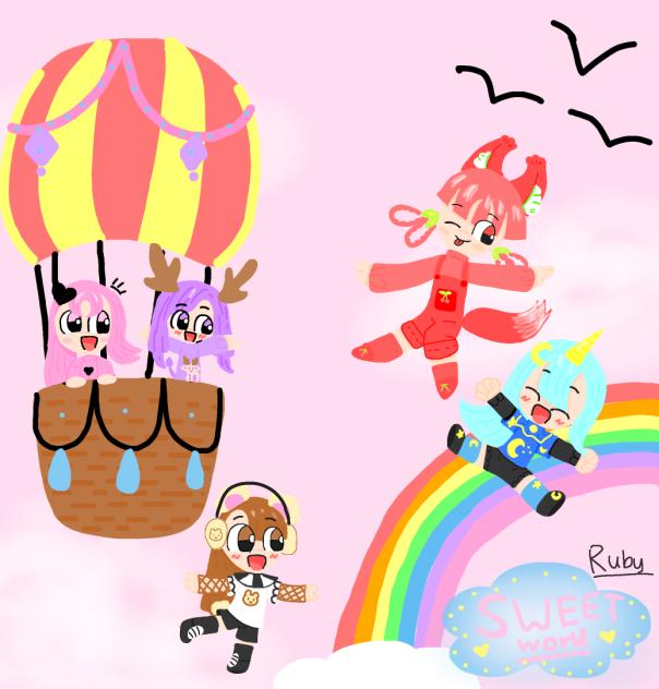 Sweet world 🥰 - ibisPaint