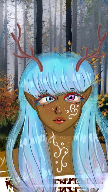 deer girl - ibisPaint