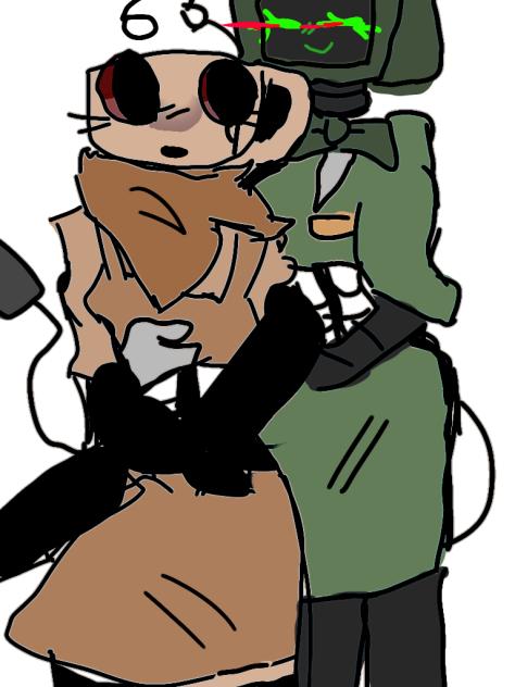 Shelly and vee twisted - ibisPaint