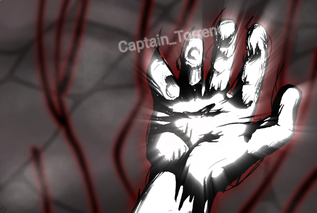 Glowing Hand - ibisPaint