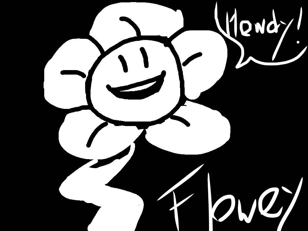 undertale flowey - ibisPaint