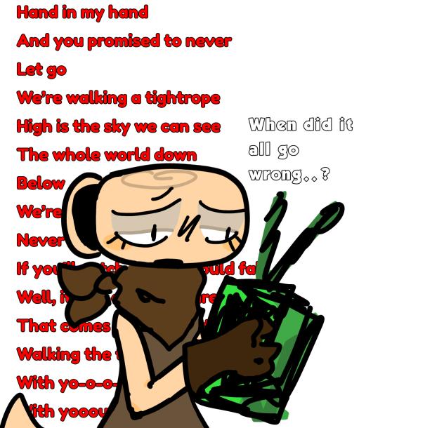 Walking a Tightrope - ibisPaint