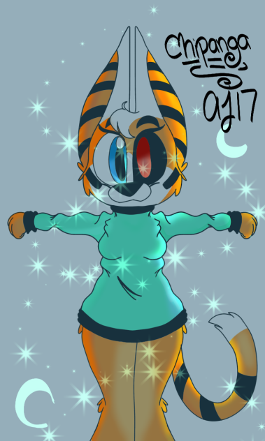 chipanga the cat - ibisPaint