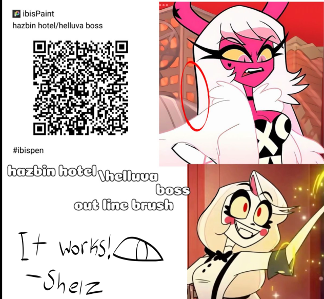 Hazbin Hotel and Helluva Boss Brush! - ibisPaint