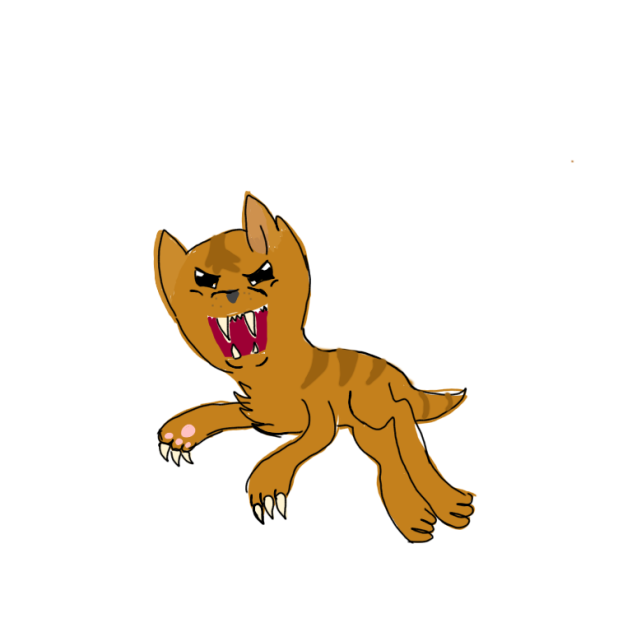 Sabertooth Tiger mope io fan art - ibisPaint