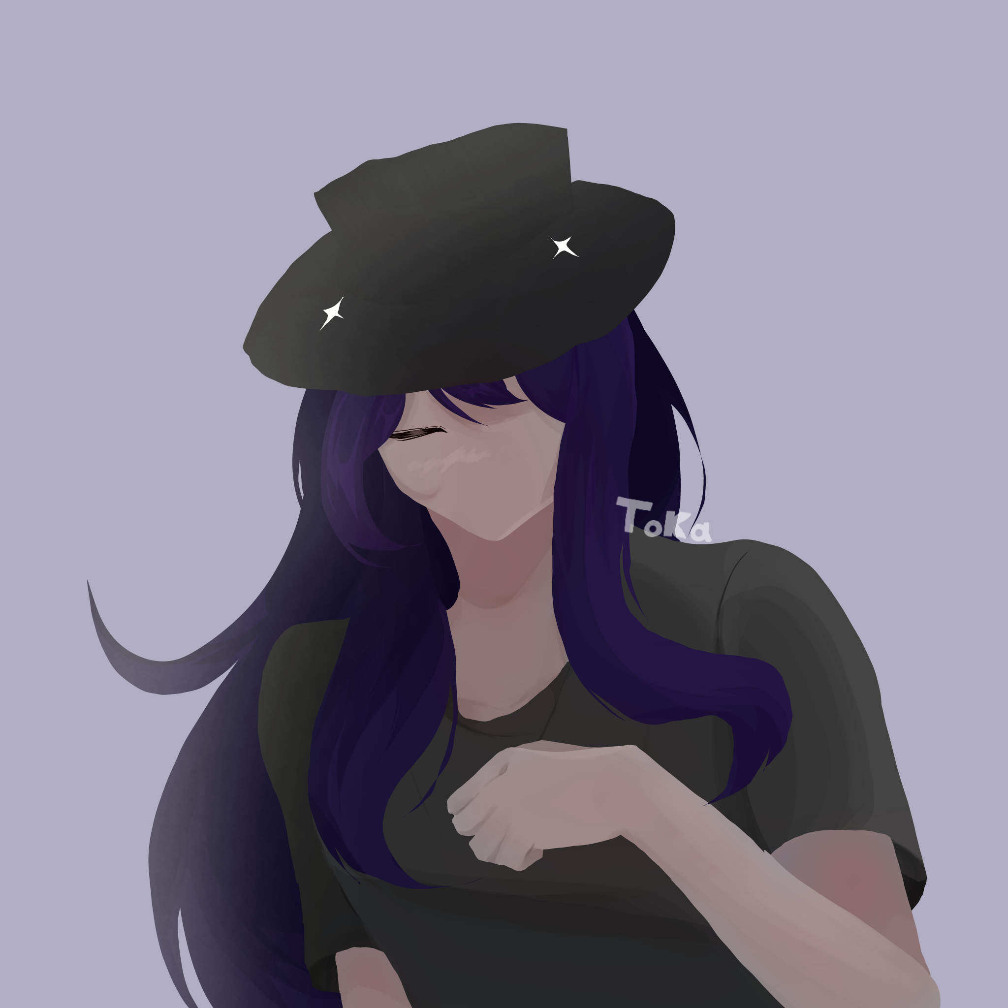 Night thoughts - ibisPaint