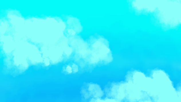Cloudy blue background ♡♡♡ - ibisPaint