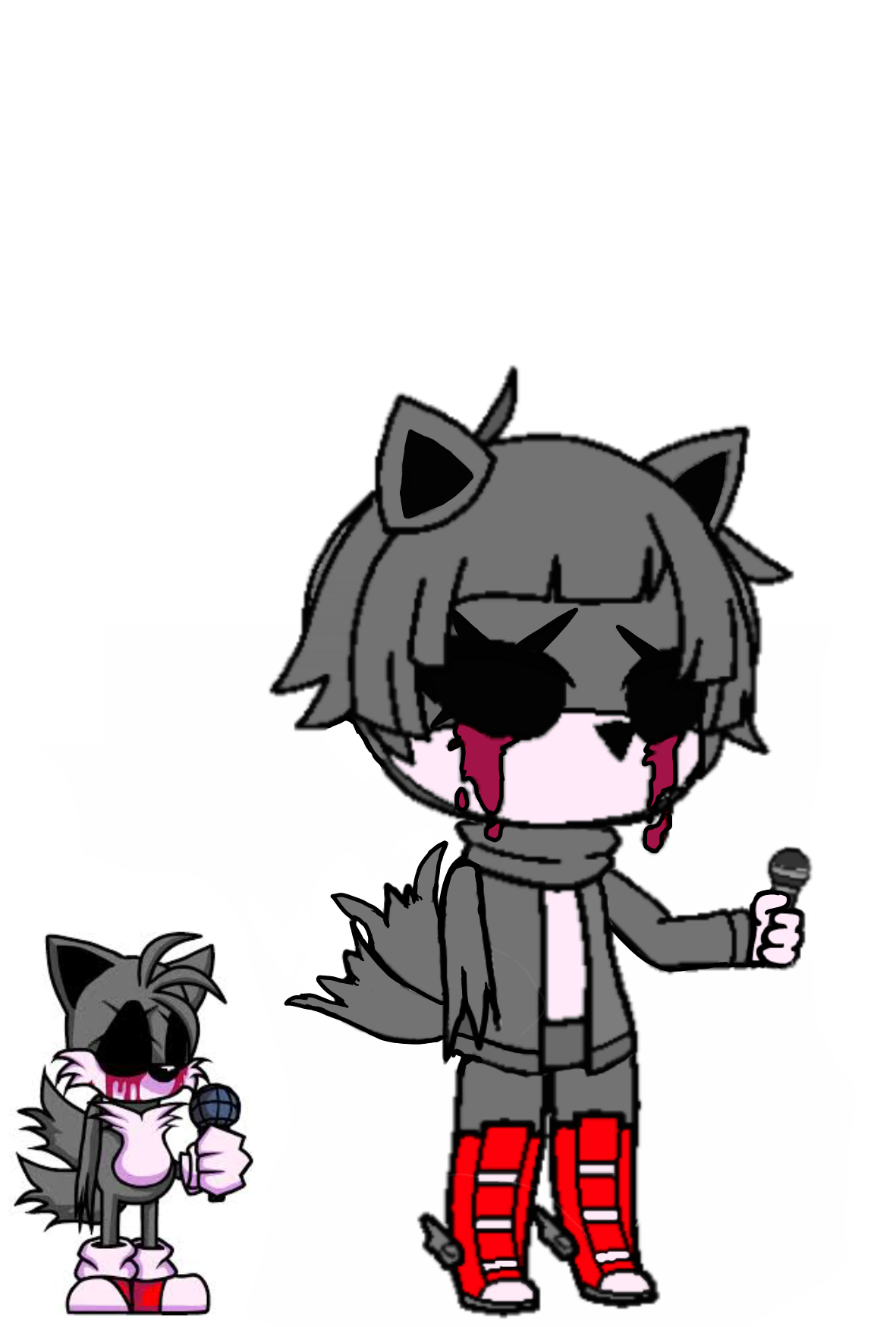 Fnf Gacha Tails.exe (Sonic.Exe 2.0 mod) - ibisPaint