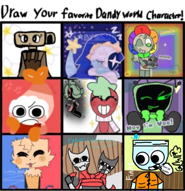 Finished dandy world collab! - ibisPaint