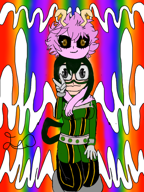 pinky x froppy tsuyau x mina - ibisPaint