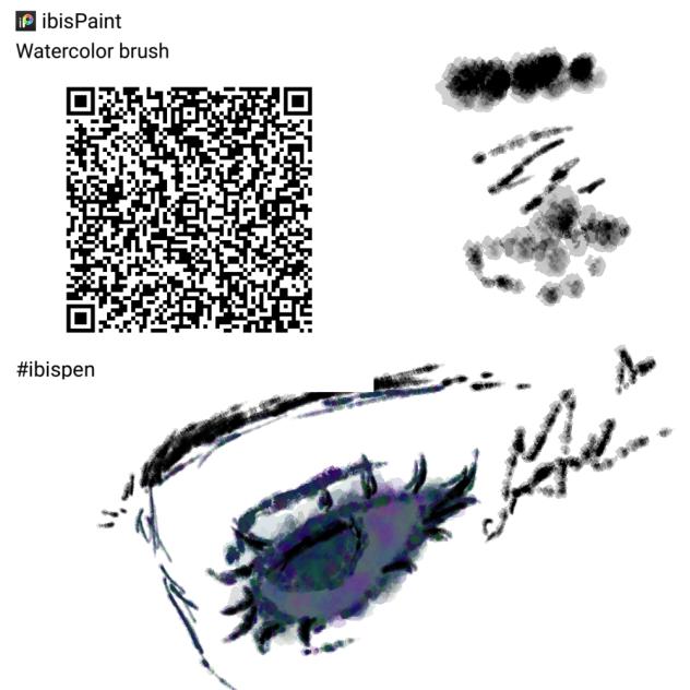 watercolor brush - ibisPaint