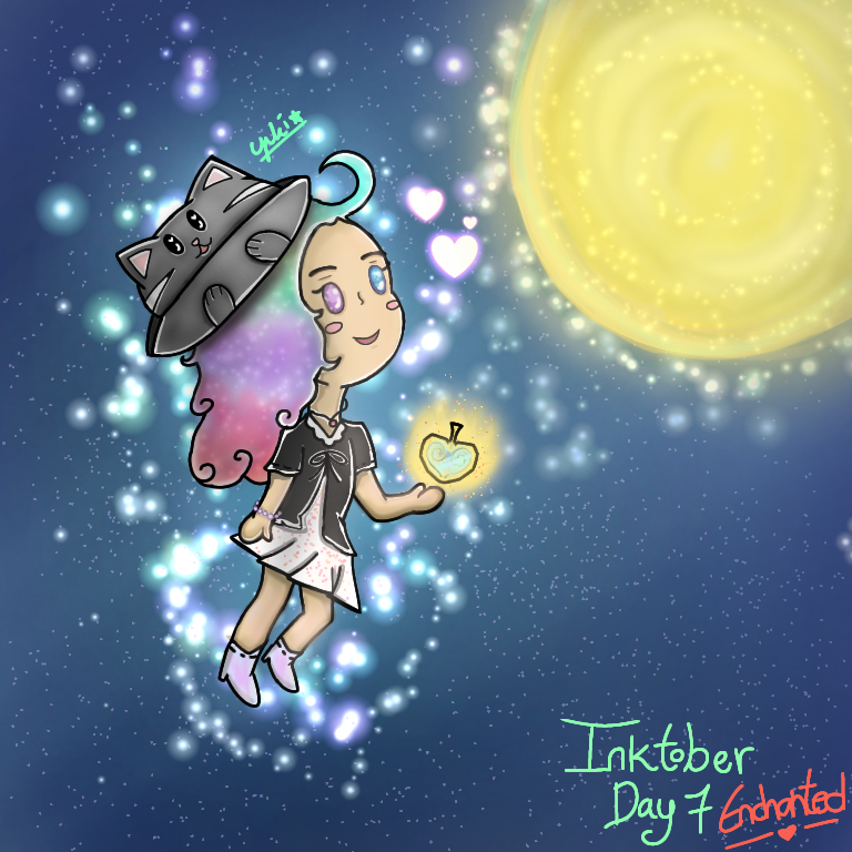 Sketch 45 - Inktober Day 7 Enchanted - ibisPaint