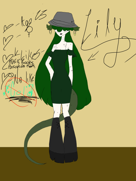 Lily OC drawing ‘sketch’ - ibisPaint