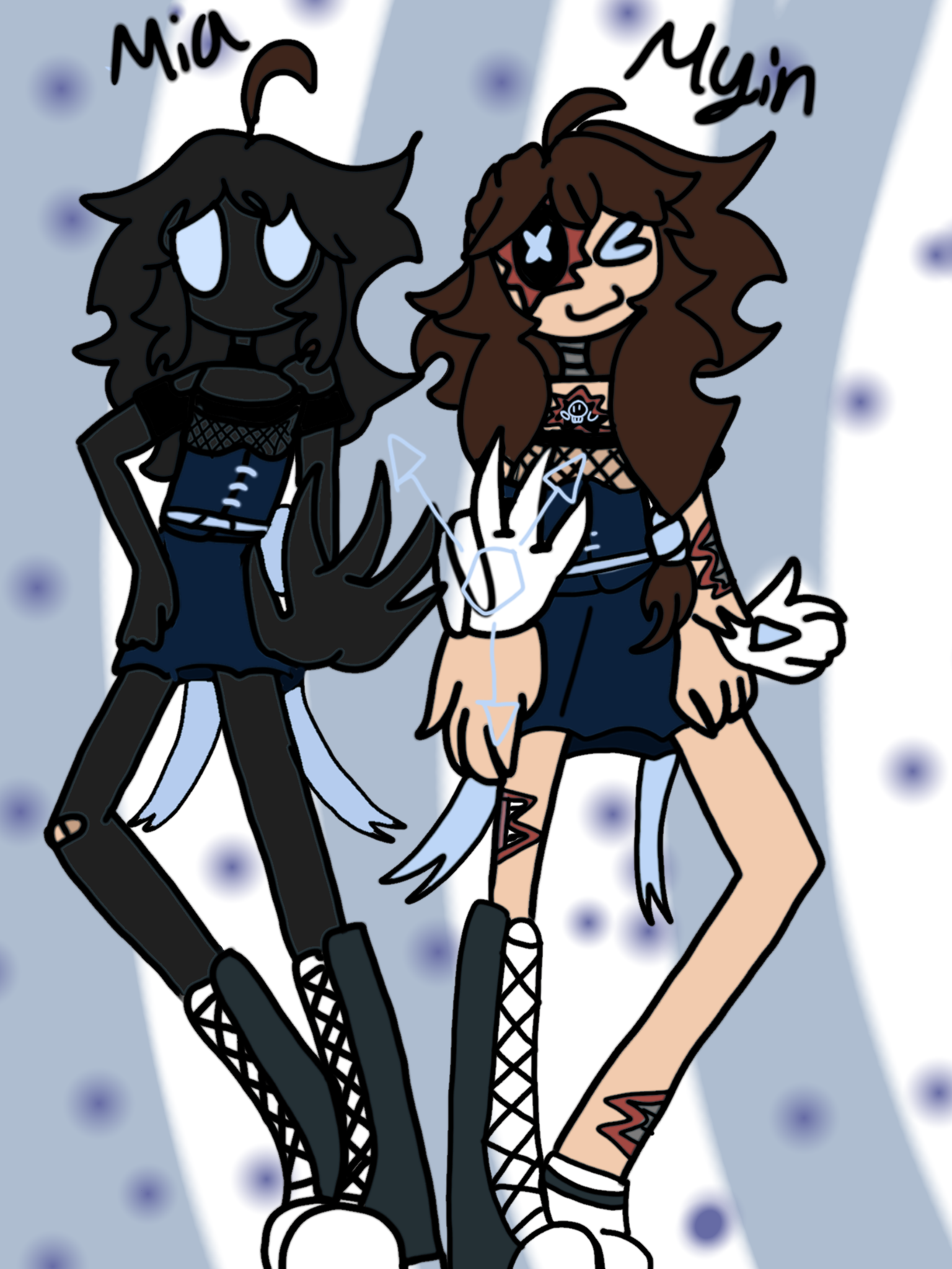 Mia and Myin my md ocs! - ibisPaint