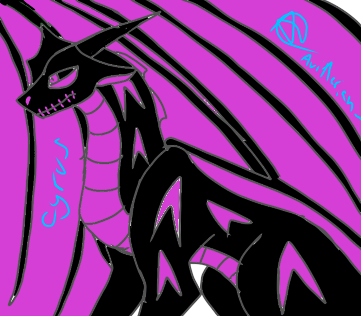 my dragon OC CYRUS! - ibisPaint