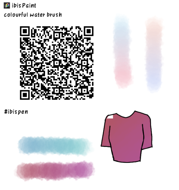 colourful water brush - ibisPaint